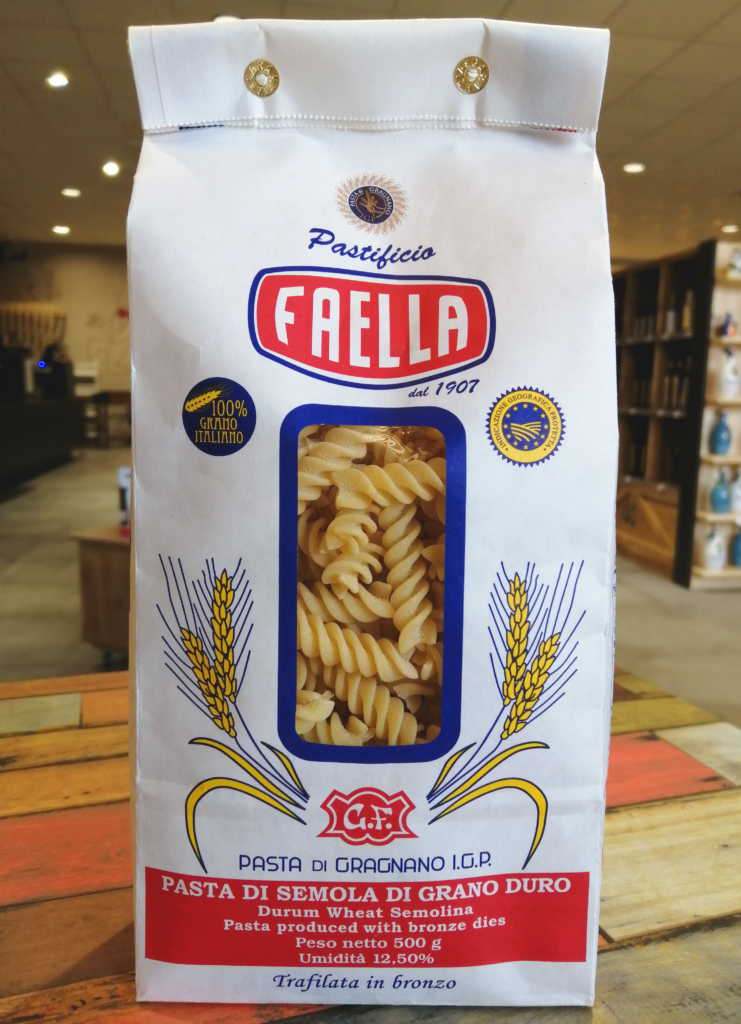Pâtes Tortiglioni PASTIFICIO FAELLA - Epicerie Italienne - Bella Vita ...